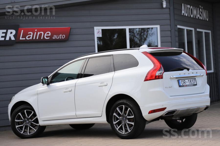 White Volvo XC60 2014 in Tukums, with an engine capacity of 2.00 L and mileage of 263 thousand km for 7900 €, photo 7 on AUTOMOTO.COM.LV