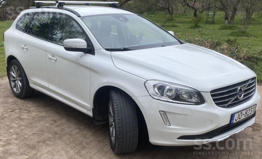 White Volvo XC60 2014 in Riga, with an engine capacity of 2.00 L and mileage of 270 thousand km for 9000 €, photo 1 on AUTOMOTO.COM.LV