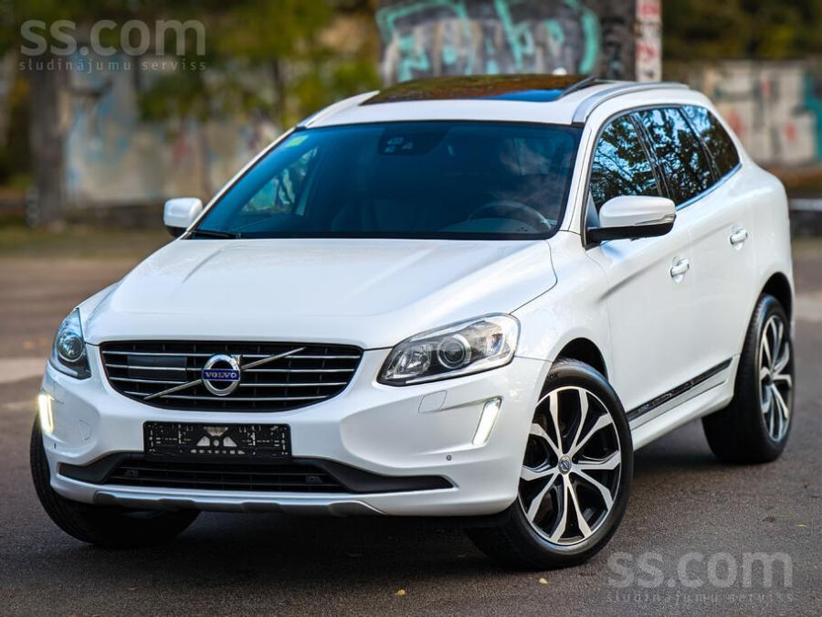 White Volvo XC60 2014 in Riga, with an engine capacity of 2.40 L and mileage of 0 thousand km for 12990 €, photo 3 on AUTOMOTO.COM.LV