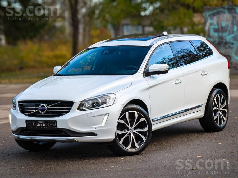 White Volvo XC60 2014 in Riga, with an engine capacity of 2.40 L and mileage of 0 thousand km for 12990 €, photo 4 on AUTOMOTO.COM.LV