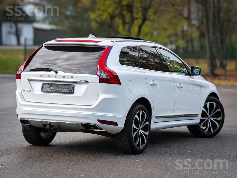 White Volvo XC60 2014 in Riga, with an engine capacity of 2.40 L and mileage of 0 thousand km for 12990 €, photo 5 on AUTOMOTO.COM.LV