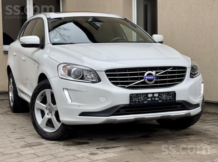 White Volvo XC60 2015 in Riga, with an engine capacity of 2.40 L and mileage of 0 thousand km for 16700 €, photo 1 on AUTOMOTO.COM.LV