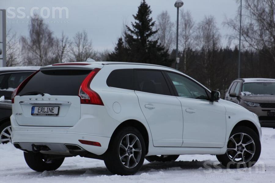 White Volvo XC60 2015 in Tukums, with an engine capacity of 2.00 L and mileage of 204 thousand km for 11990 €, photo 2 on AUTOMOTO.COM.LV