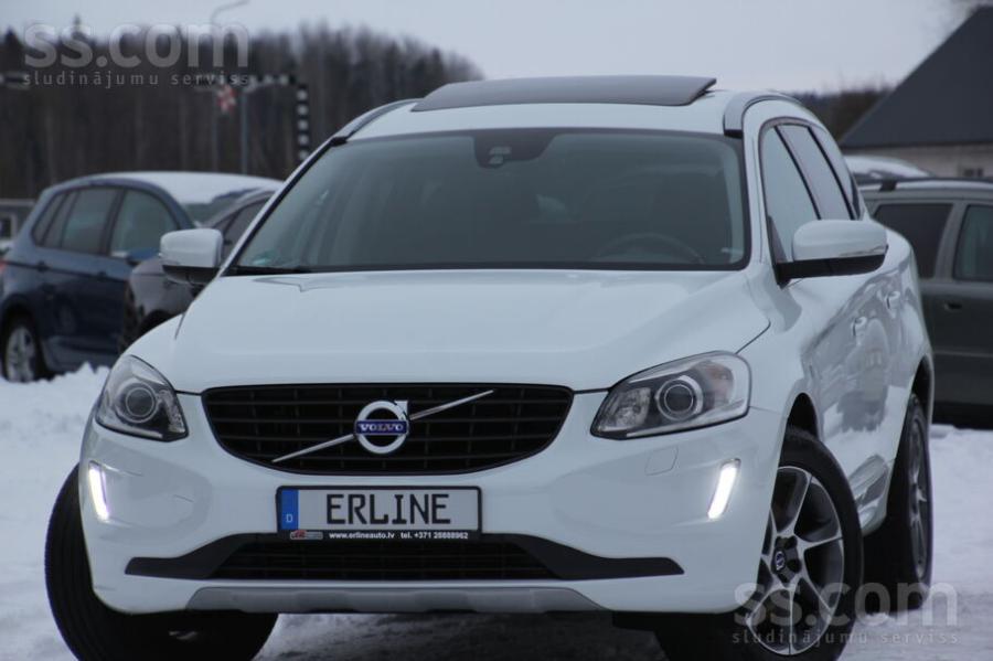 White Volvo XC60 2015 in Tukums, with an engine capacity of 2.00 L and mileage of 204 thousand km for 11990 €, photo 11 on AUTOMOTO.COM.LV