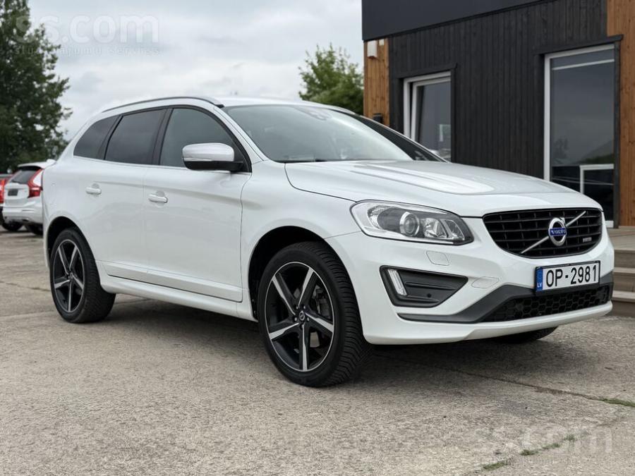 White Volvo XC60 2015 in Riga, with an engine capacity of 2.00 L and mileage of 217 thousand km for 13900 €, photo 1 on AUTOMOTO.COM.LV