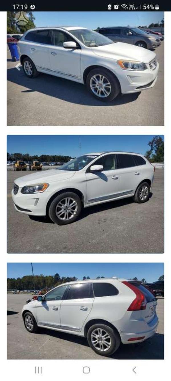 Balts Volvo XC60 2016 Klaipėda, ar dzinēja tilpumu 2.00 L un nobraukumu 225 tūkst. km par 9200 €, foto 5 vietnē AUTOMOTO.COM.LV