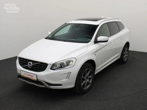 White Volvo XC60 2016 in Vilnius, with an engine capacity of 2.00 L and mileage of 217 thousand km for 15599 €, photo 1 on AUTOMOTO.COM.LV