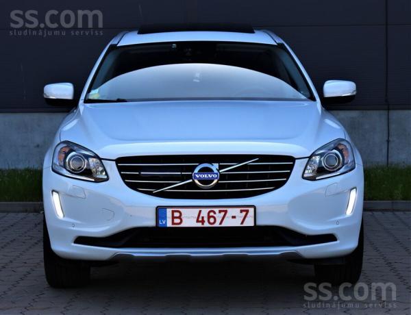 White Volvo XC60 2016 in Riga, with an engine capacity of 2.40 L and mileage of 260 thousand km for 15990 €, photo 1 on AUTOMOTO.COM.LV