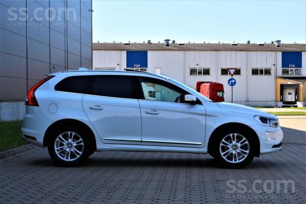 White Volvo XC60 2016 in Riga, with an engine capacity of 2.40 L and mileage of 260 thousand km for 15990 €, photo 6 on AUTOMOTO.COM.LV