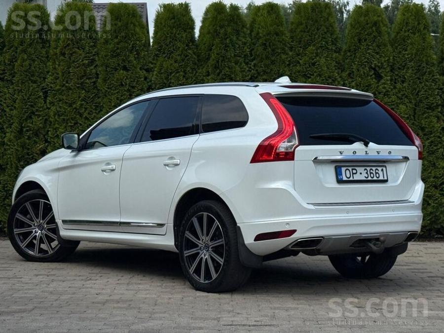 White Volvo XC60 2016 in Jelgava, with an engine capacity of 2.40 L and mileage of 0 thousand km for 16200 €, photo 7 on AUTOMOTO.COM.LV