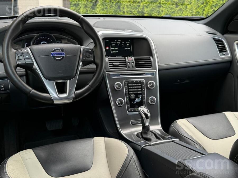 White Volvo XC60 2016 in Jelgava, with an engine capacity of 2.40 L and mileage of 0 thousand km for 16200 €, photo 15 on AUTOMOTO.COM.LV