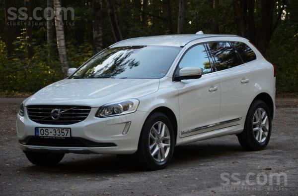 White Volvo XC60 2016 in Riga, with an engine capacity of 2.40 L and mileage of 191 thousand km for 14490 €, photo 6 on AUTOMOTO.COM.LV
