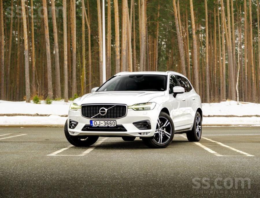 White Volvo XC60 2017 in Riga, with an engine capacity of 2.00 L and mileage of 244 thousand km for 18190 €, photo 1 on AUTOMOTO.COM.LV