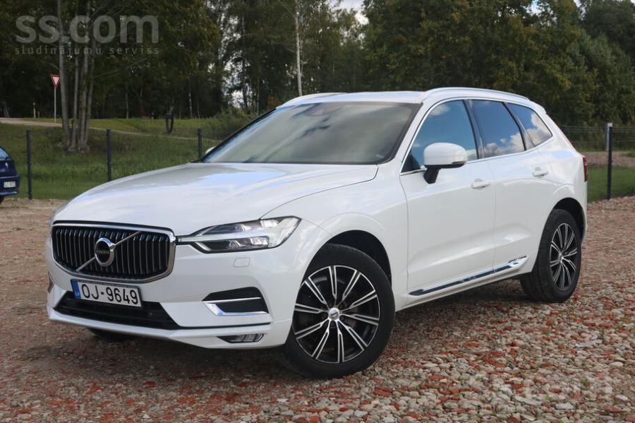 White Volvo XC60 2017 in Kuldiga, with an engine capacity of 2.00 L and mileage of 387 thousand km for 17500 €, photo 4 on AUTOMOTO.COM.LV