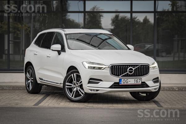 White Volvo XC60 2018 in Riga, with an engine capacity of 2.00 L and mileage of 198 thousand km for 25950 €, photo 3 on AUTOMOTO.COM.LV