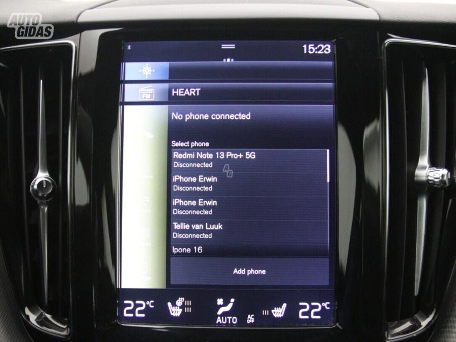 Белый Вольво ХС60 2018 в Вильнюс, объемом двигателя 2.00 л и пробегом 249 тыс. км за 21999 €, фото 23 на AUTOMOTO.COM.LV
