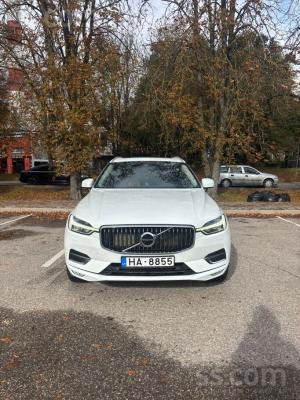 White Volvo XC60 2018 in Riga, with an engine capacity of 2.00 L and mileage of 240 thousand km for 21800 €, photo 1 on AUTOMOTO.COM.LV