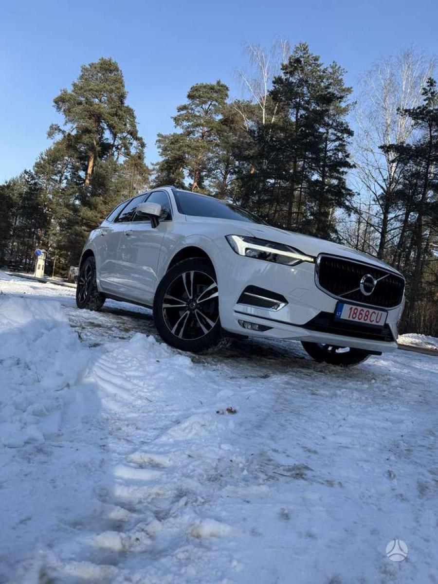 White Volvo XC60 2019 in Kaunas, with an engine capacity of 1.97 L and mileage of 165 thousand km for 22900 €, photo 1 on AUTOMOTO.COM.LV