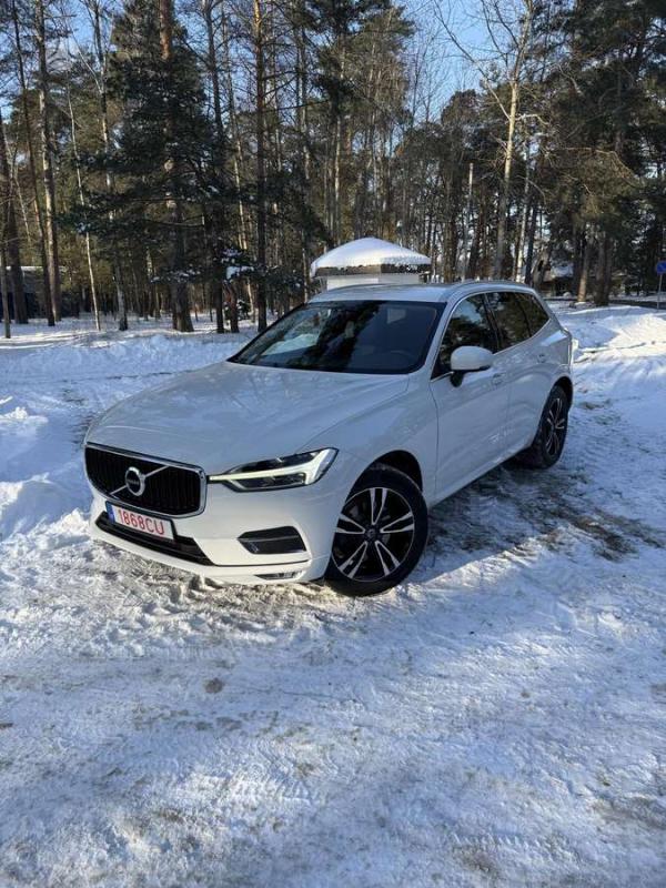 White Volvo XC60 2019 in Kaunas, with an engine capacity of 1.97 L and mileage of 165 thousand km for 22900 €, photo 2 on AUTOMOTO.COM.LV