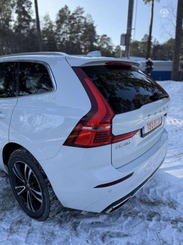 White Volvo XC60 2019 in Kaunas, with an engine capacity of 1.97 L and mileage of 165 thousand km for 22900 €, photo 7 on AUTOMOTO.COM.LV