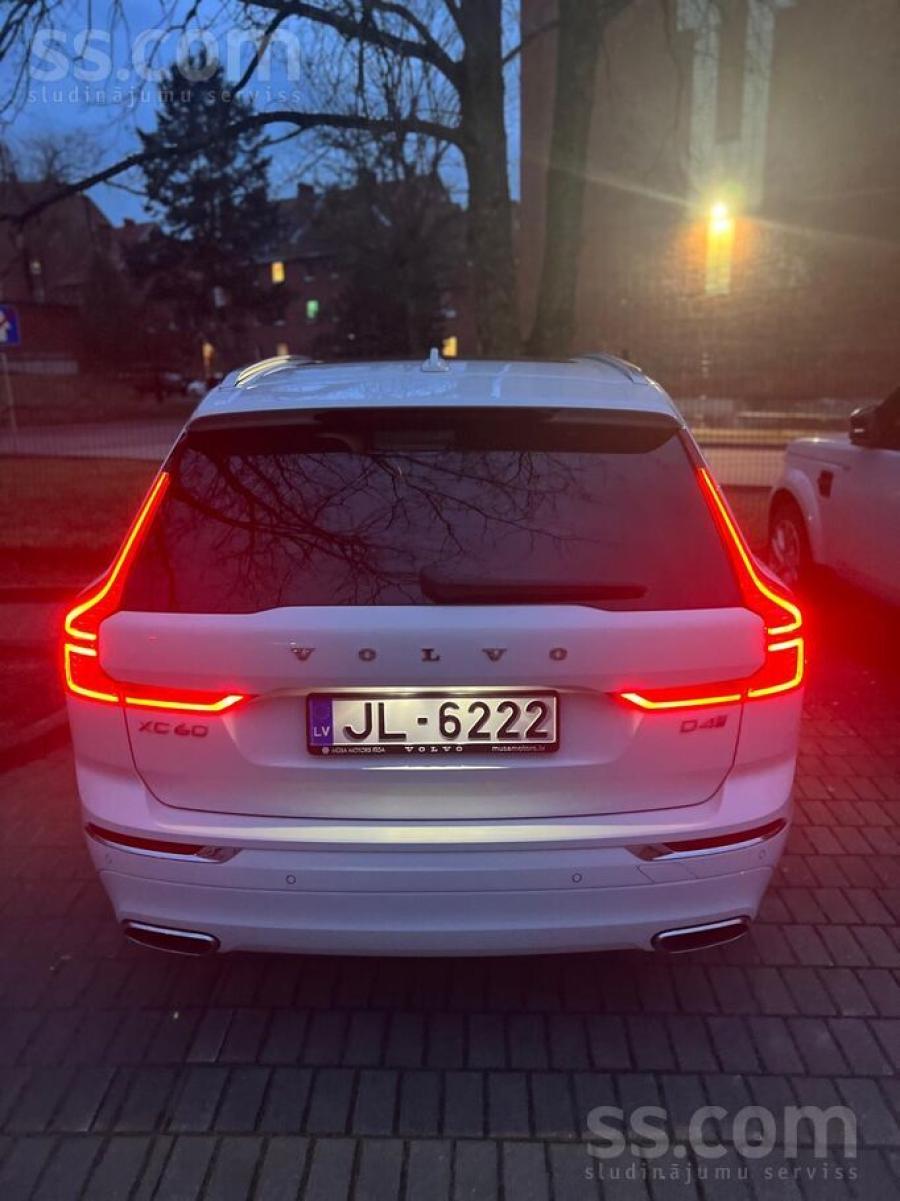 Белый Вольво ХС60 2019 в Бауска, объемом двигателя 2.00 л и пробегом 218 тыс. км за 26900 €, фото 25 на AUTOMOTO.COM.LV