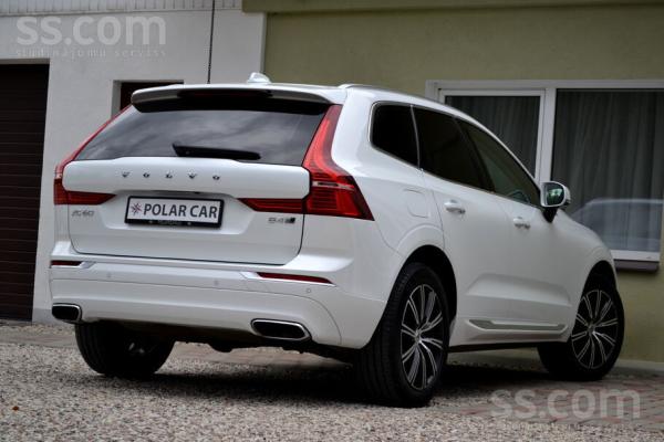 White Volvo XC60 2019 in Tukums, with an engine capacity of 2.00 L and mileage of 155 thousand km for 25990 €, photo 4 on AUTOMOTO.COM.LV