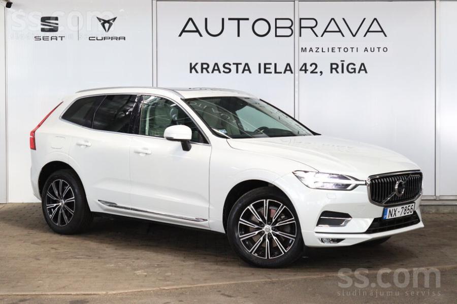 White Volvo XC60 2020 in Riga, with an engine capacity of 2.00 L and mileage of 73 thousand km for 31500 €, photo 3 on AUTOMOTO.COM.LV