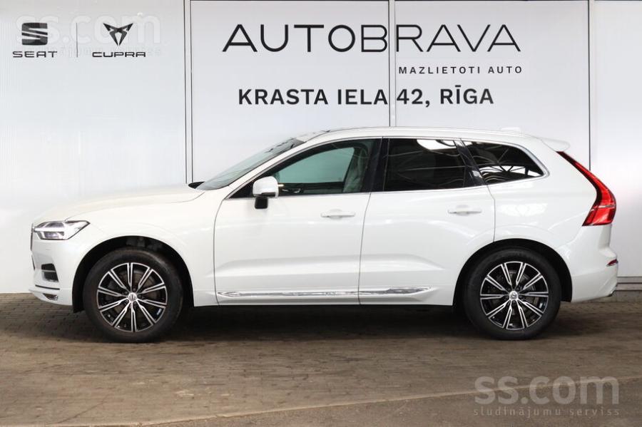 White Volvo XC60 2020 in Riga, with an engine capacity of 2.00 L and mileage of 73 thousand km for 31500 €, photo 4 on AUTOMOTO.COM.LV
