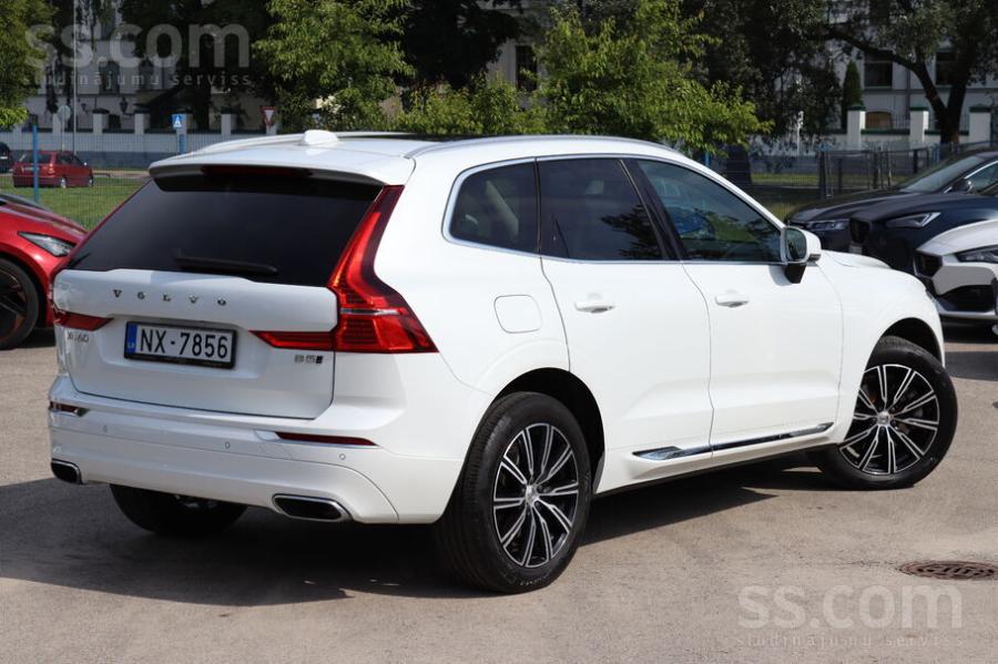 White Volvo XC60 2020 in Riga, with an engine capacity of 2.00 L and mileage of 73 thousand km for 31500 €, photo 33 on AUTOMOTO.COM.LV