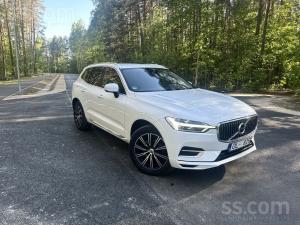 White Volvo XC60 2020 in Riga, with an engine capacity of 2.00 L and mileage of 282 thousand km for 19950 €, photo 4 on AUTOMOTO.COM.LV