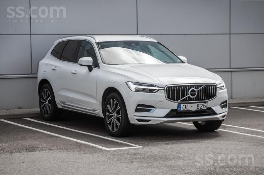 White Volvo XC60 2020 in Riga, with an engine capacity of 2.00 L and mileage of 0 thousand km for 18990 €, photo 4 on AUTOMOTO.COM.LV