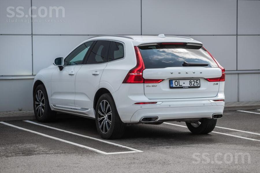White Volvo XC60 2020 in Riga, with an engine capacity of 2.00 L and mileage of 0 thousand km for 18990 €, photo 7 on AUTOMOTO.COM.LV