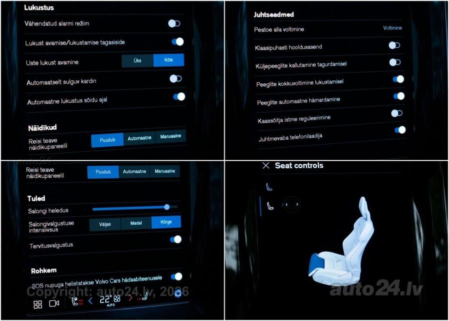 Белый Вольво ХС60 2023 в Таллин, объемом двигателя 2.00 л и пробегом 115 тыс. км за 40990 €, фото 14 на AUTOMOTO.COM.LV