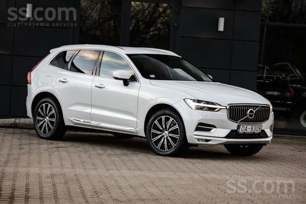 White Volvo XC60 2020 in Jelgava, with an engine capacity of 2.00 L and mileage of 0 thousand km for 34790 €, photo 4 on AUTOMOTO.COM.LV