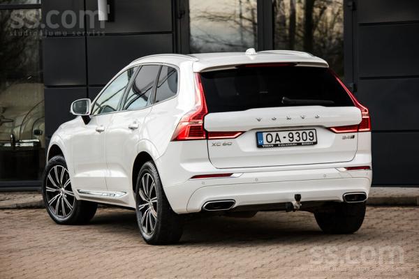 White Volvo XC60 2020 in Jelgava, with an engine capacity of 2.00 L and mileage of 0 thousand km for 34790 €, photo 7 on AUTOMOTO.COM.LV