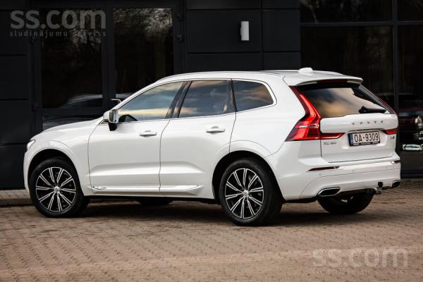 White Volvo XC60 2020 in Jelgava, with an engine capacity of 2.00 L and mileage of 0 thousand km for 34790 €, photo 8 on AUTOMOTO.COM.LV