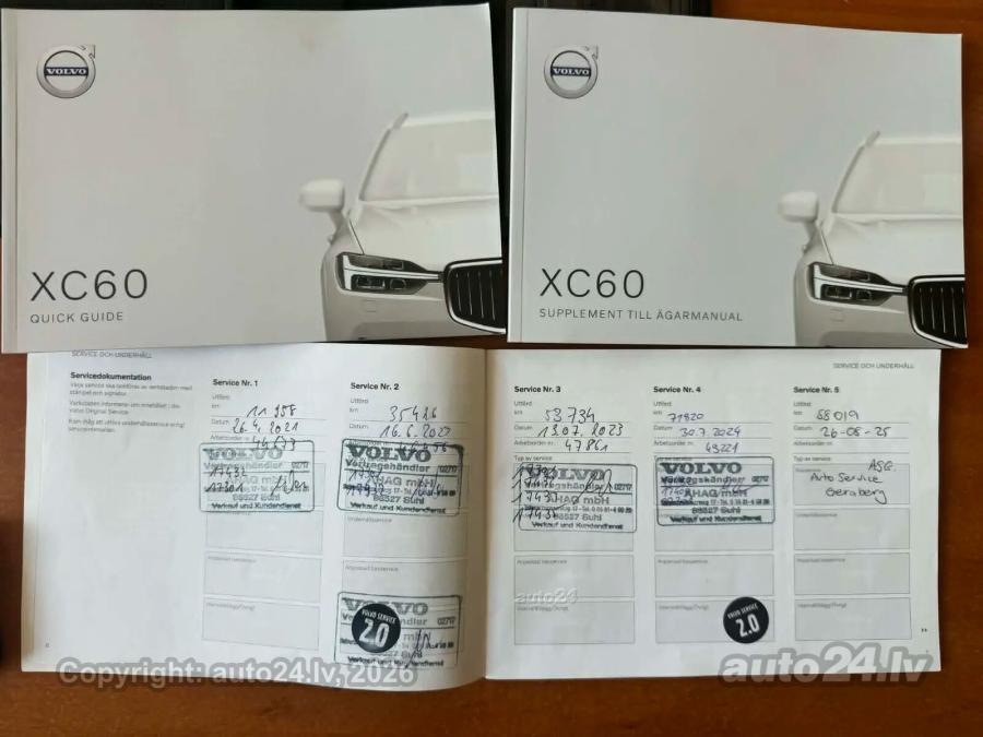 White Volvo XC60 2020 in Rapla, with an engine capacity of 2.00 L and mileage of 105 thousand km for 28500 €, photo 18 on AUTOMOTO.COM.LV