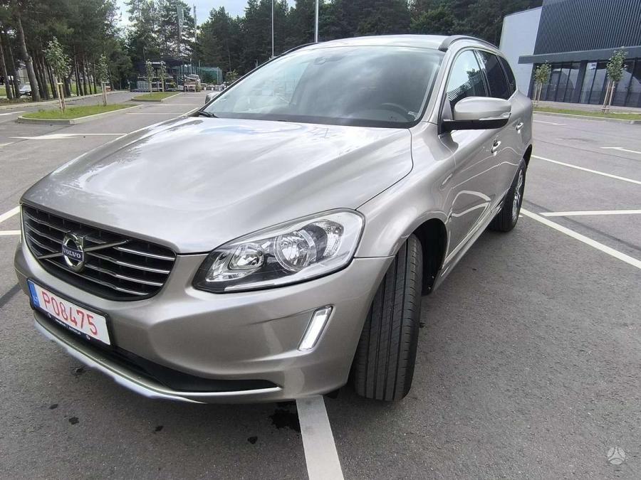 Yellow Volvo XC60 2015 in Utena, with an engine capacity of 2.00 L and mileage of 214 thousand km for 10850 €, photo 1 on AUTOMOTO.COM.LV