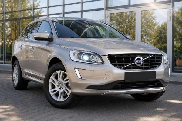 Yellow Volvo XC60 2016 in Vilnius, with an engine capacity of 2.40 L and mileage of 273 thousand km for 13900 €, photo 1 on AUTOMOTO.COM.LV