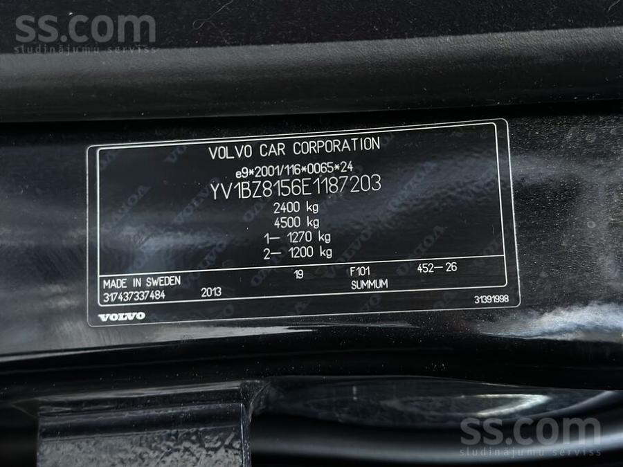 Melns Volvo XC70 2014 Rīga, ar dzinēja tilpumu 2.40 L un nobraukumu 242 tūkst. km par 13200 €, foto 12 vietnē AUTOMOTO.COM.LV