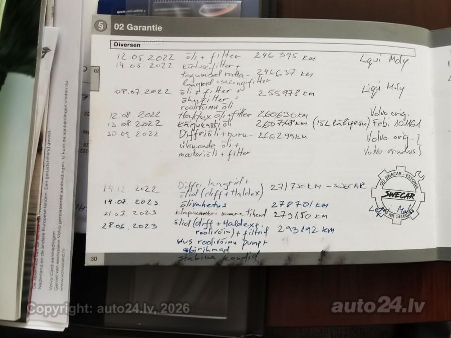 Black Volvo XC70 2008 in Rapla, with an engine capacity of 2.40 L and mileage of 325 thousand km for 6000 €, photo 11 on AUTOMOTO.COM.LV