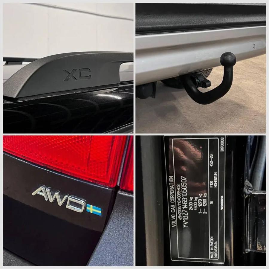 Black Volvo XC70 2010 in Jurmala, with an engine capacity of 2.40 L and mileage of 414 thousand km for 6995 €, photo 26 on AUTOMOTO.COM.LV