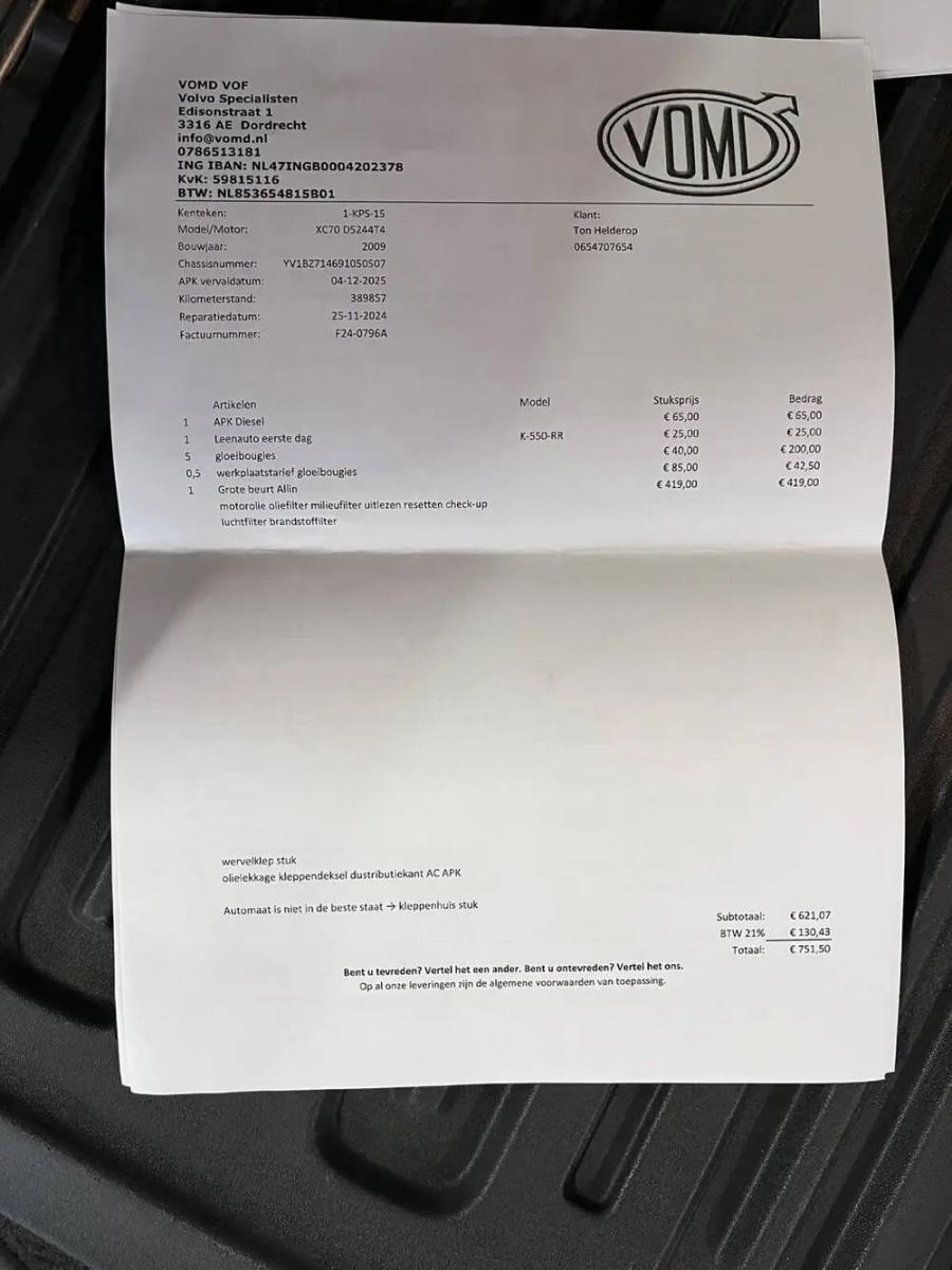 Black Volvo XC70 2010 in Jurmala, with an engine capacity of 2.40 L and mileage of 414 thousand km for 6995 €, photo 37 on AUTOMOTO.COM.LV