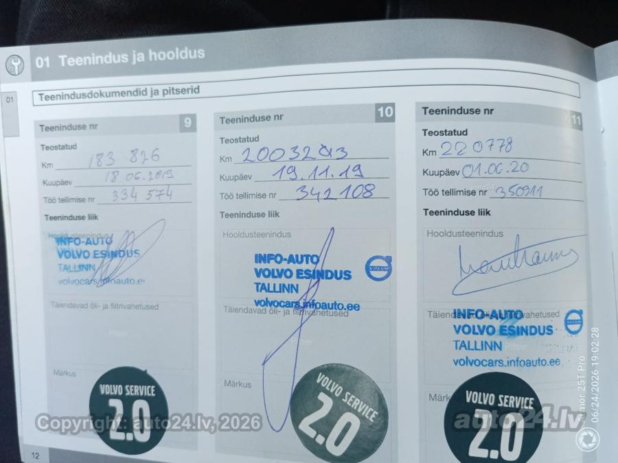 Black Volvo XC70 2014 in Tallinn, with an engine capacity of 2.40 L and mileage of 385 thousand km for 8450 €, photo 22 on AUTOMOTO.COM.LV