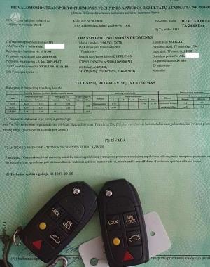 Zils Volvo XC70 2004 Viļņa, ar dzinēja tilpumu 2.40 L un nobraukumu 278 tūkst. km par 4200 €, foto 12 vietnē AUTOMOTO.COM.LV