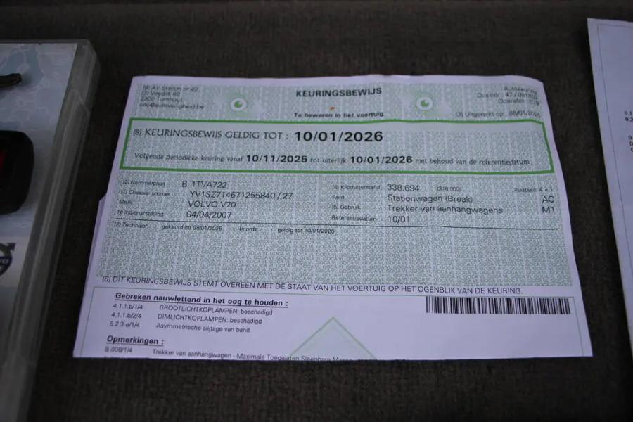 Brūns Volvo XC70 2007 Mārupe, ar dzinēja tilpumu 2.40 L un nobraukumu 350 tūkst. km par 5250 €, foto 21 vietnē AUTOMOTO.COM.LV