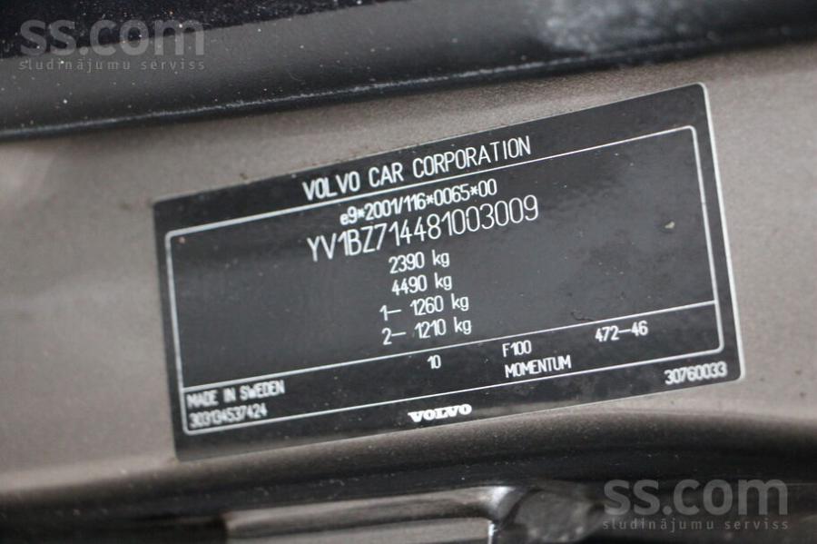 Brown Volvo XC70 2007 in Riga, with an engine capacity of 2.40 L and mileage of 308 thousand km for 7250 €, photo 22 on AUTOMOTO.COM.LV