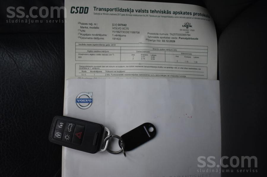 Brūns Volvo XC70 2014 Talsi, ar dzinēja tilpumu 2.00 L un nobraukumu 191 tūkst. km par 9900 €, foto 22 vietnē AUTOMOTO.COM.LV