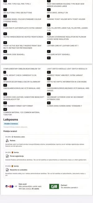 Коричневый Вольво ХС70 2014 в Рига, объемом двигателя 2.40 л и пробегом 198 тыс. км за 8900 €, фото 28 на AUTOMOTO.COM.LV