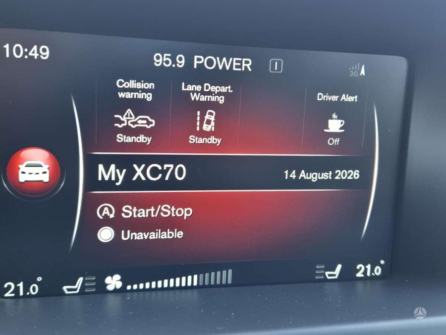 Brown Volvo XC70 2015 in Vilnius, with an engine capacity of 1.98 L and mileage of 257 thousand km for 9950 €, photo 11 on AUTOMOTO.COM.LV